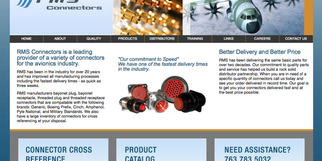 RMS Connectors – M. R. DANIELSON ADVERTISING